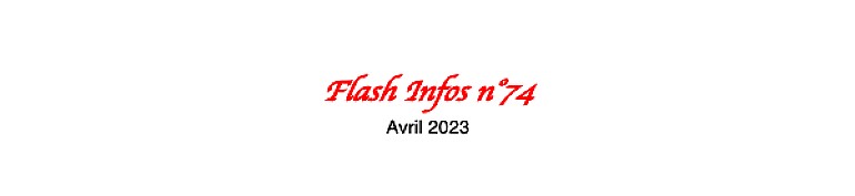 Flash Infos n°74