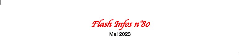 Flash Infos n°80